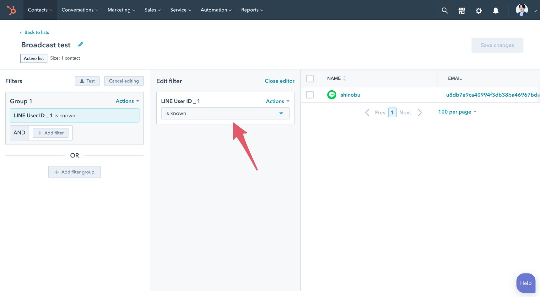 Step.3 Segment Messaging