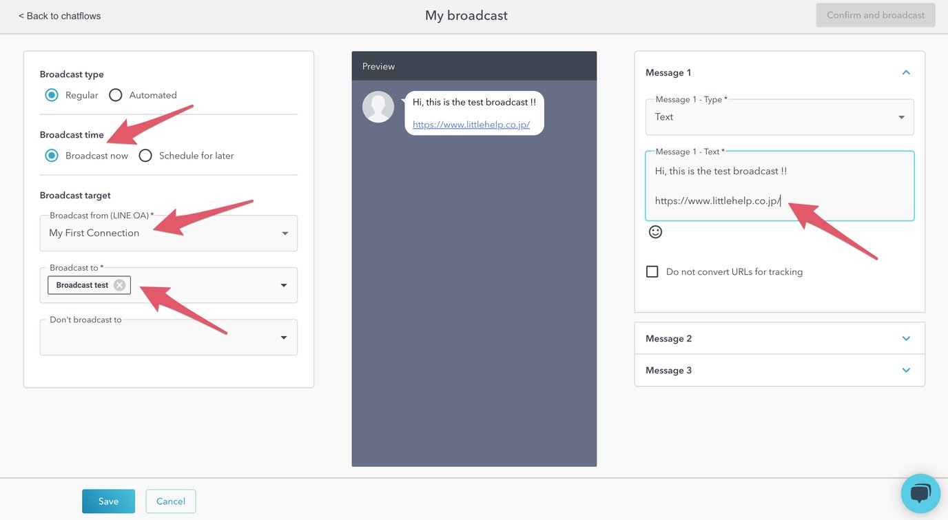 Step.3 Segment Messaging
